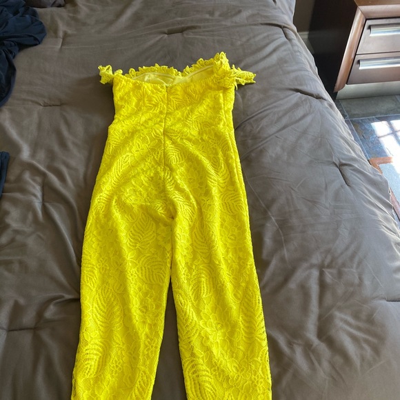 Pants & Jumpsuits | Gorgeous Yellow One Piece Jumper | Poshmark